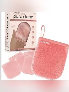 Finishing Touch | Makeup | Flawless Pure Clean 7pk Cleansing Mitts ...